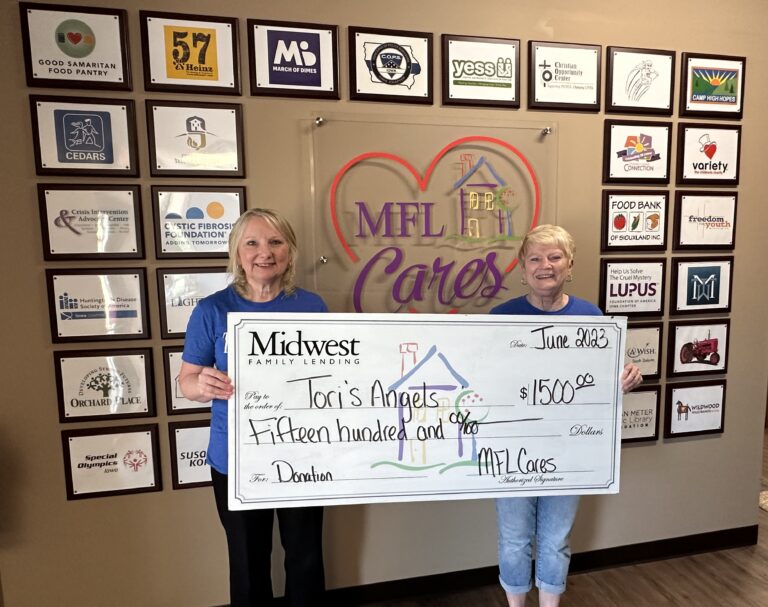 MFLCares about Tori's Angels - Midwest Family Lending BlogMidwest ...